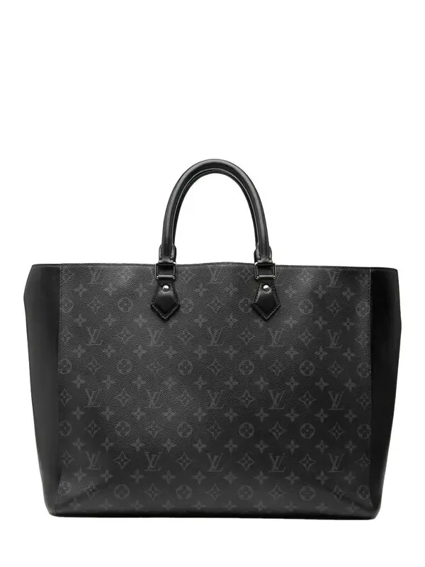 LOUIS VUITTON Monogram Eclipse Grand Sac Tote Bag - Black