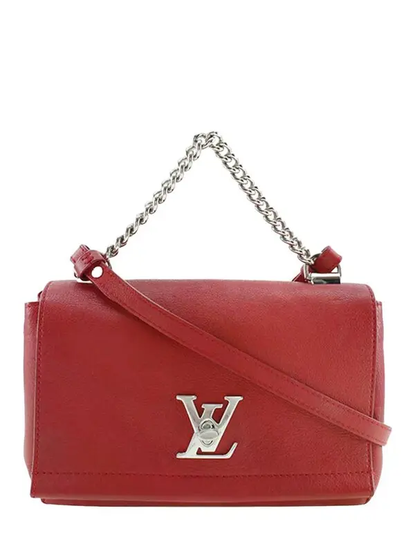 LOUIS VUITTON 2017 Lockme Ii Bb Satchel - Red