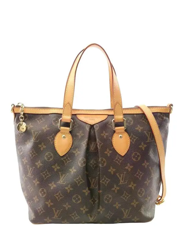 LOUIS VUITTON 2012 Monogram Palermo Pm Satchel - Brown