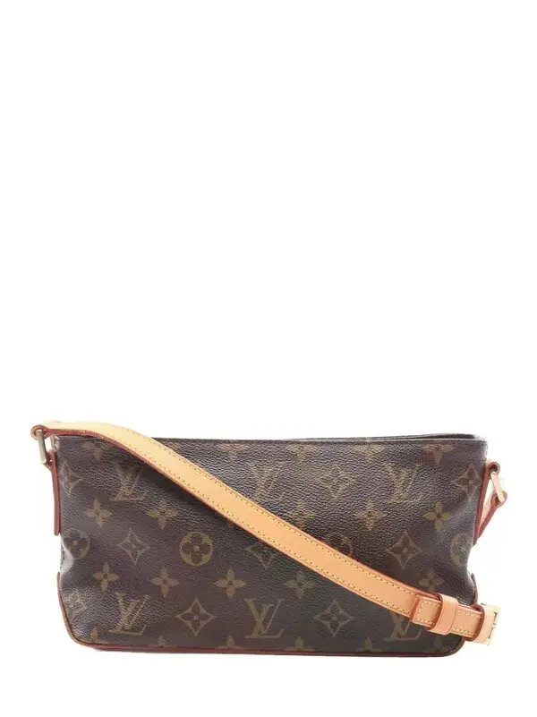 LOUIS VUITTON 2003 Monogram Trotteur Crossbody Bag - Brown
