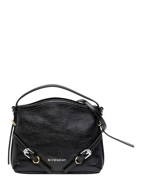Givenchy Nano Leather Voyou Satchel - Black