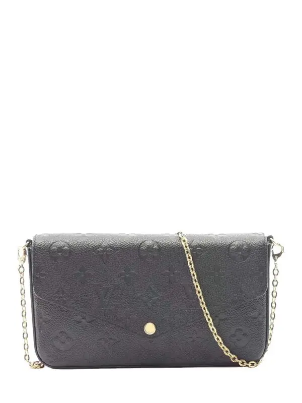LOUIS VUITTON 2021-2026 Monogram Empreinte Pochette Felicie - Black