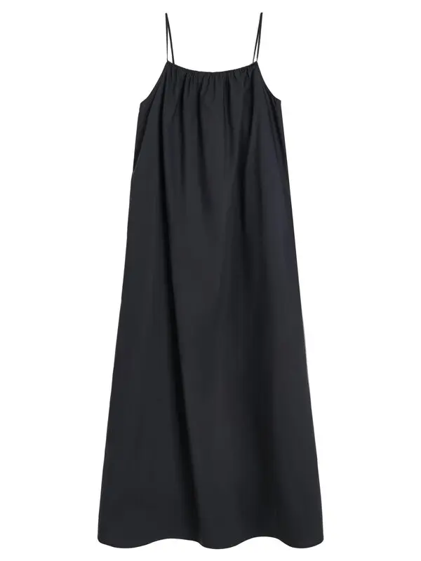 BY MALENE BIRGER Lanny Organic Cotton Maxi Dress - Black