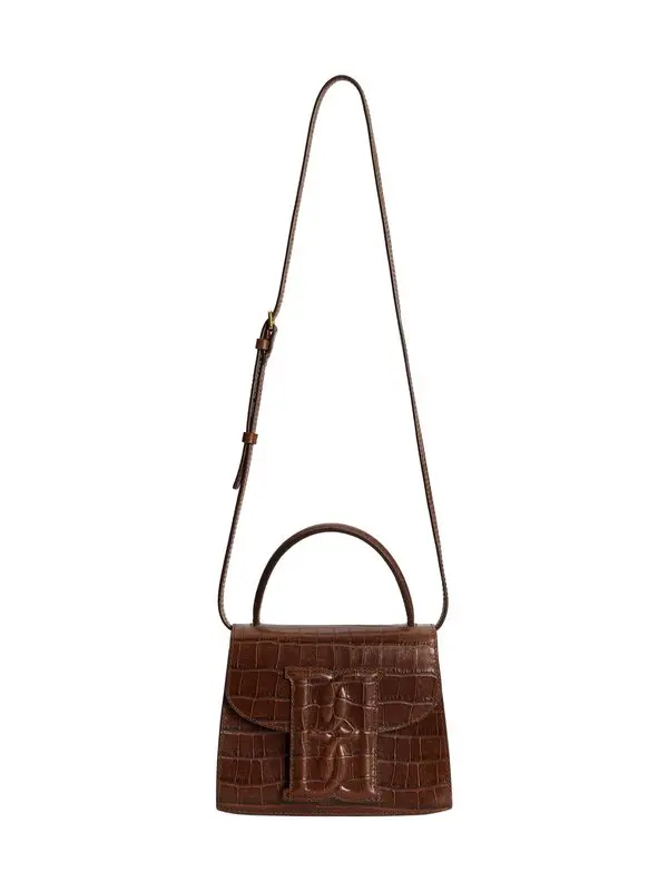 BY MALENE BIRGER Ramil Leather Shoulder Bag - Bison