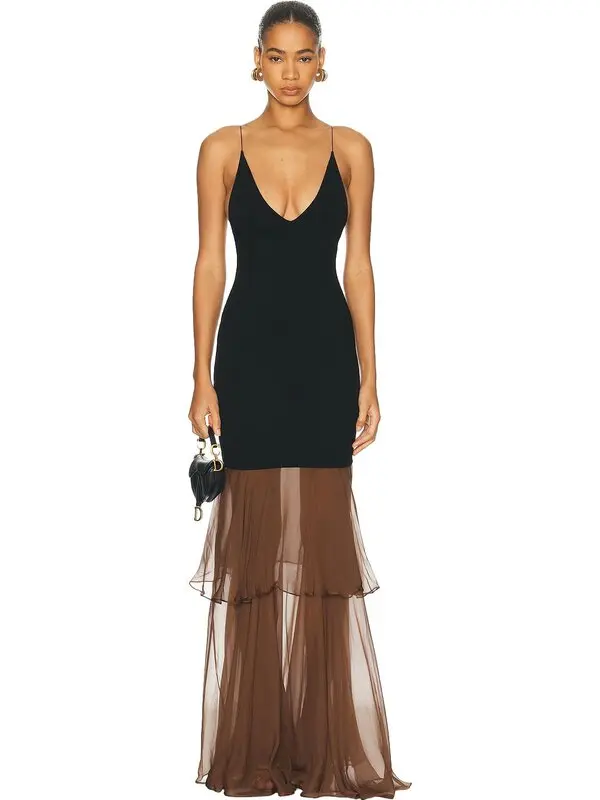 Burc Akyol Gitane Dress - Black Brown