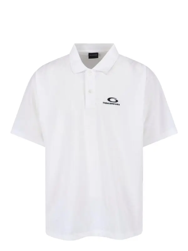 Balenciaga Polo Shirt "laurel - White