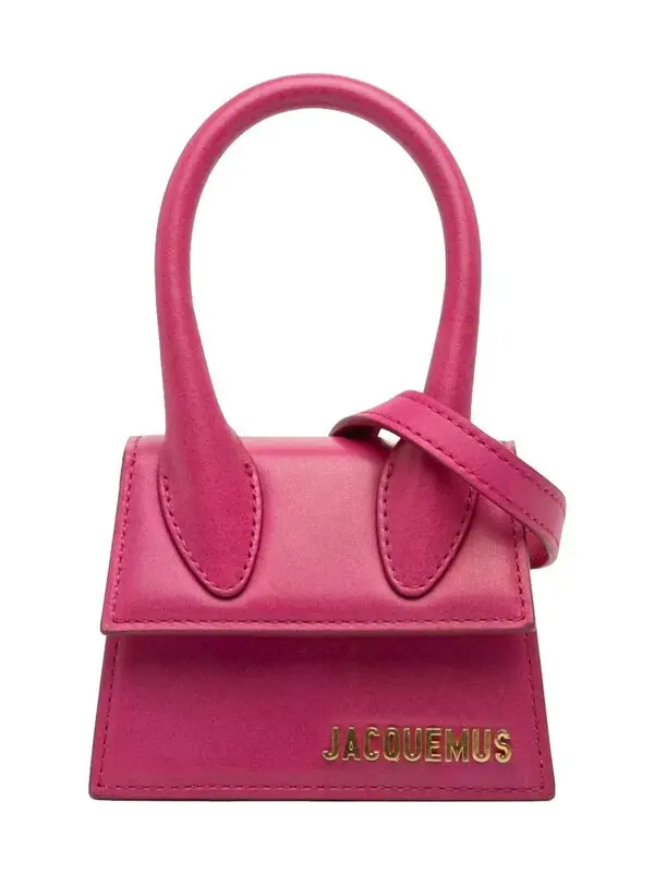 Jacquemus Mini Leather Le Chiquito Satchel - Pink