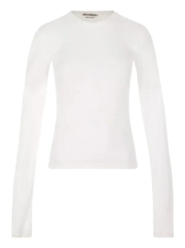 JW Anderson Long-sleeve Top - White