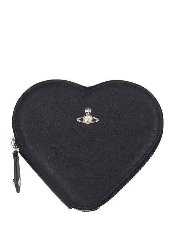 VIVIENNE WESTWOOD Heart Crossbody Bag - Black