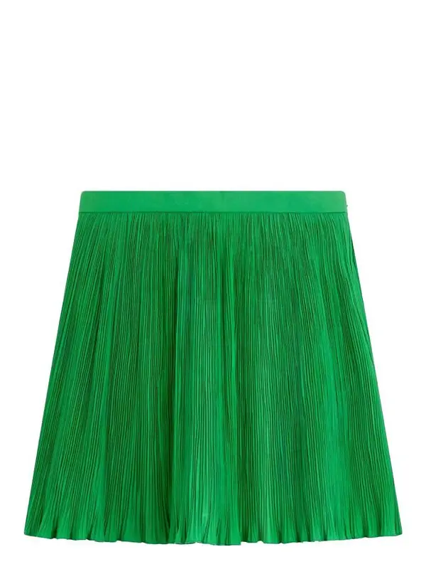 Valentino Garavani Pleated Mini Skirt - Green