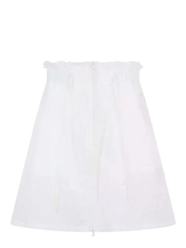 Valentino Garavani Mini Skirt With Ruffle Detail - White