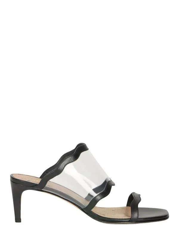Red Valentino Slip-on Sandals - Black
