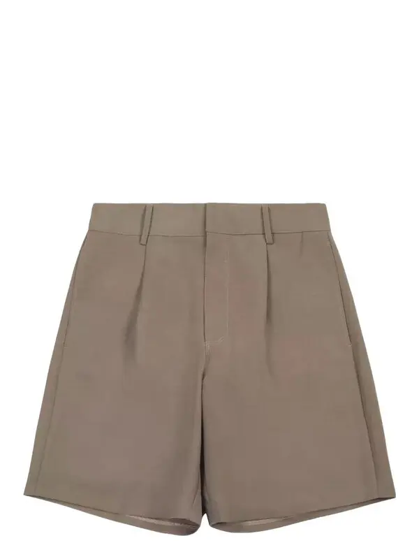 ENTIRE STUDIOS Pleated Tailored Shorts - Neutrals