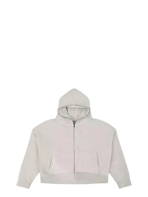 ENTIRE STUDIOS Zip Hooded Sweater - Neutrals
