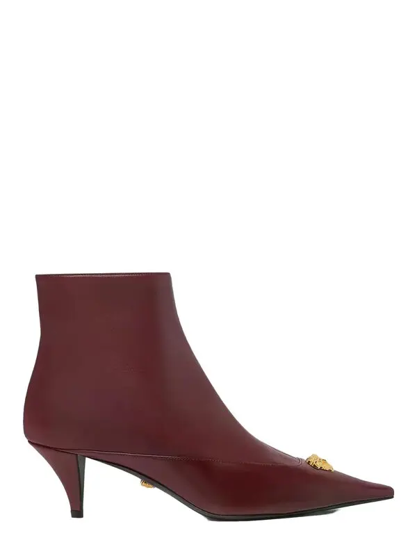 Versace 55mm La Medusa Pointed-toe Boots - Red