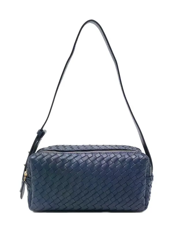 ELLEME Woven-leather Shoulder Bag - Blue