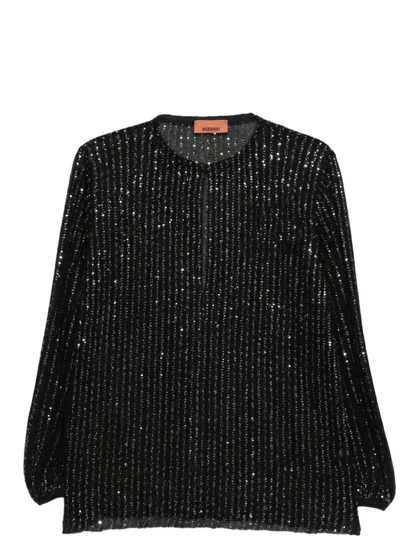 Missoni Long-sleeved Blouse - Black