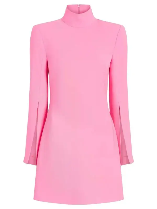 Cinq À Sept Randa Split-sleeve Mini Dress - Pink