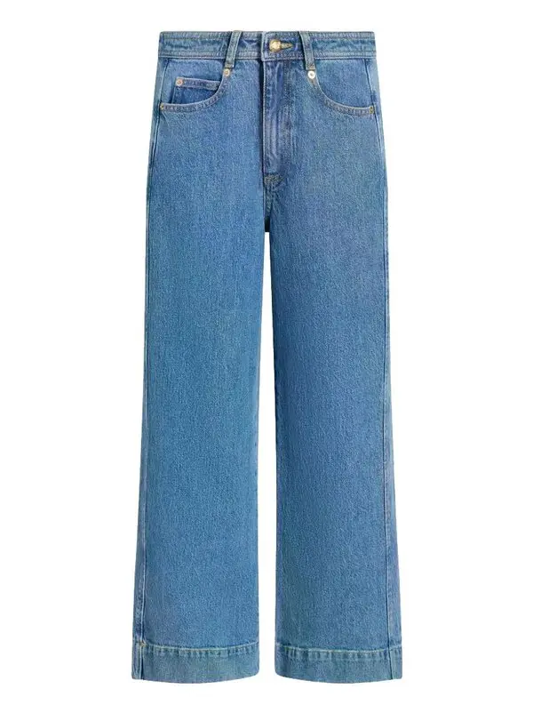 Cinq À Sept Betsy Wide-leg Jeans - Blue