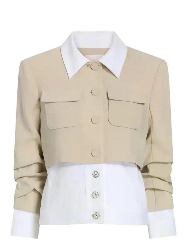Cinq À Sept Lorraine Collared Jacket - Neutrals