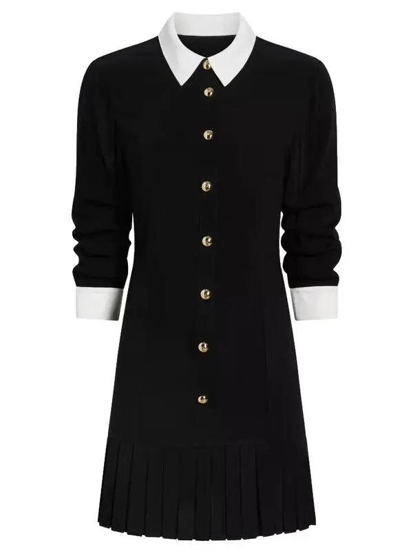 Cinq À Sept Lucilla Mini Shirt Dress - Black