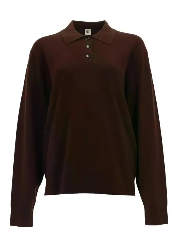 THE GARMENT Madison Button-up Polo Shirt - Brown