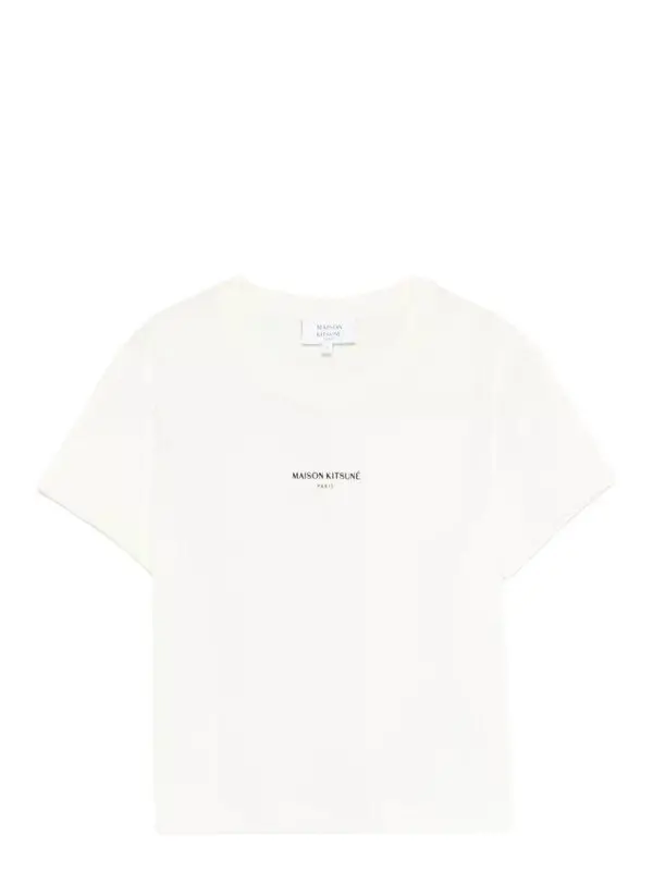 Maison Kitsuné Logo T-shirt - Neutrals