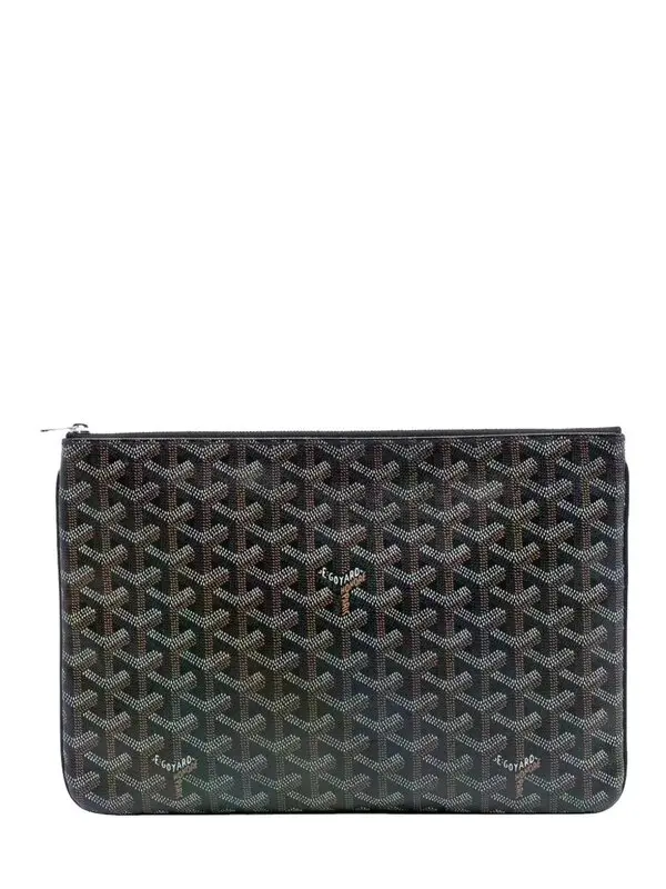 Goyard 2016 Ine Senat Mm Clutch Bag - Black