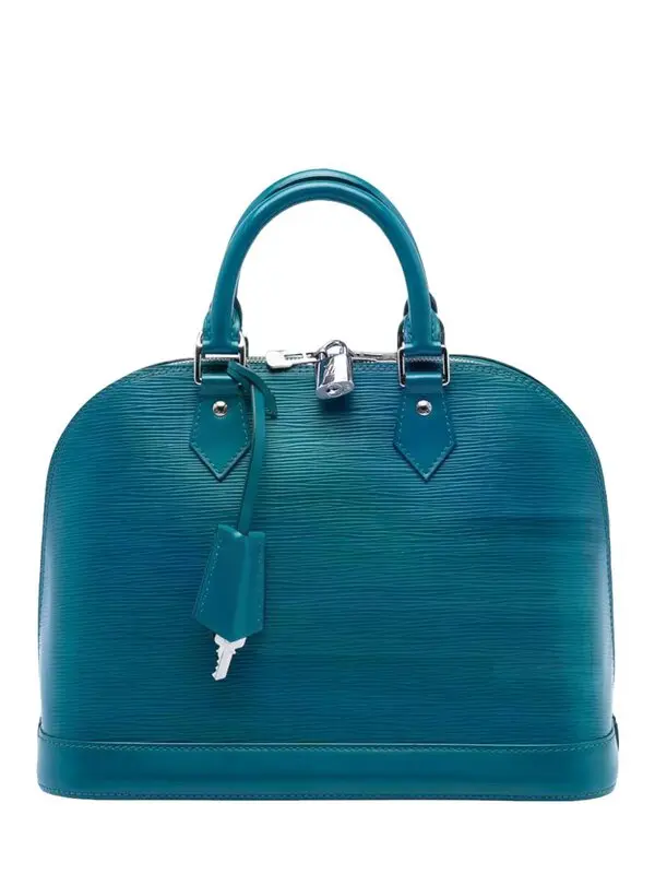 LOUIS VUITTON 2012 Epi Alma Pm Handbag - Blue