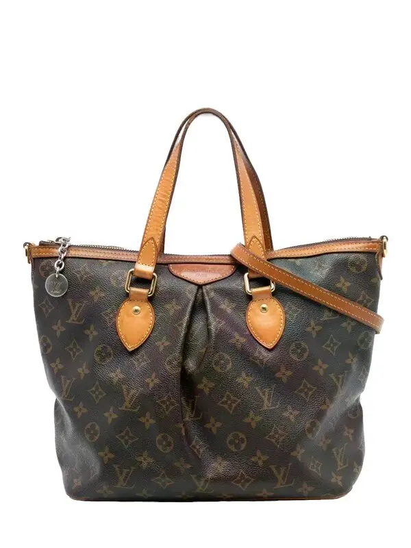 LOUIS VUITTON 2012 Monogram Palermo Pm Satchel - Brown