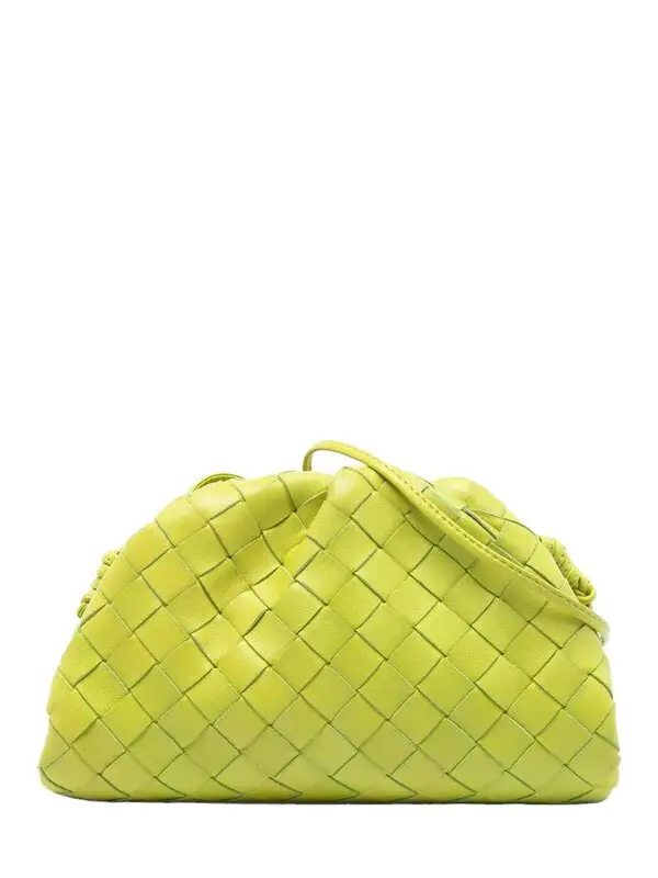 Bottega Veneta Nappa Intrecciato The Mini Pouch Crossbody Bag - Yellow