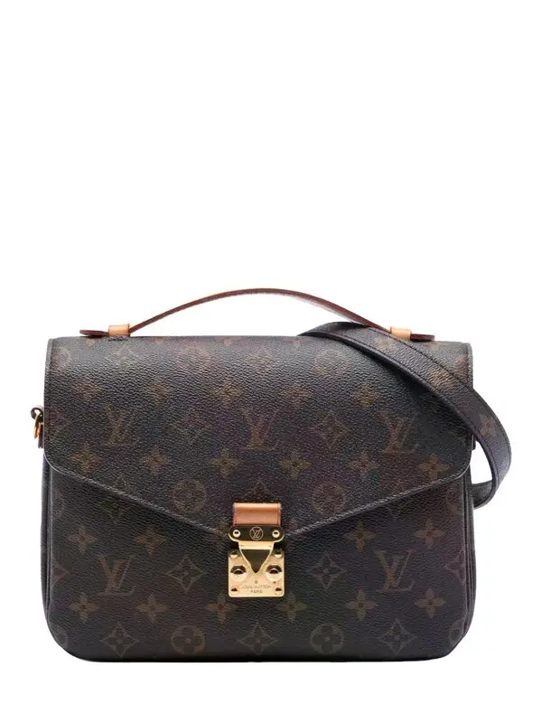 LOUIS VUITTON 2021 Monogram Pochette Metis - Brown