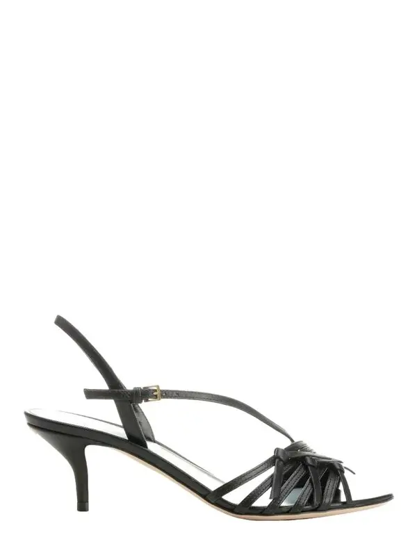 Valentino Garavani Nodine 55 Knot-detail Strapped Sandals - Black