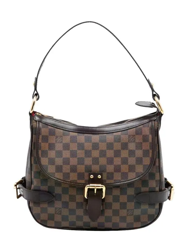LOUIS VUITTON 2007 Damier Ebene Highbury Shoulder Bag - Brown