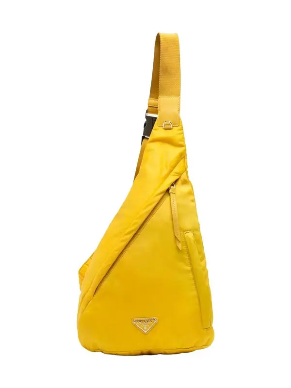 Prada Re-nylon Sling Bag - Yellow
