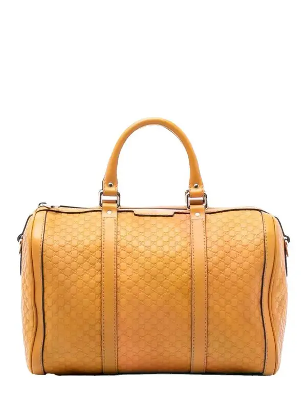 Gucci 2016-2026 Medium Microissima Joy Boston Bag Satchel - Yellow