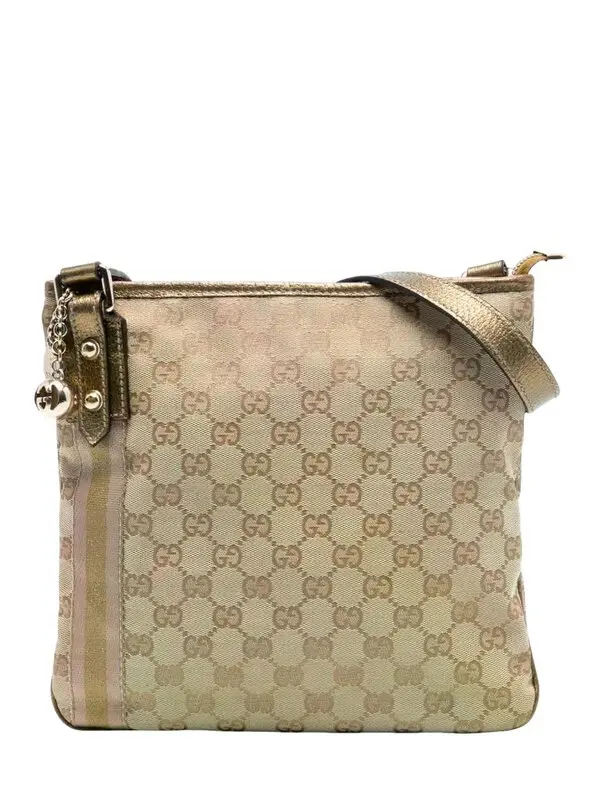 Gucci Gg Canvas Jolicoeur Crossbody Bag - Brown