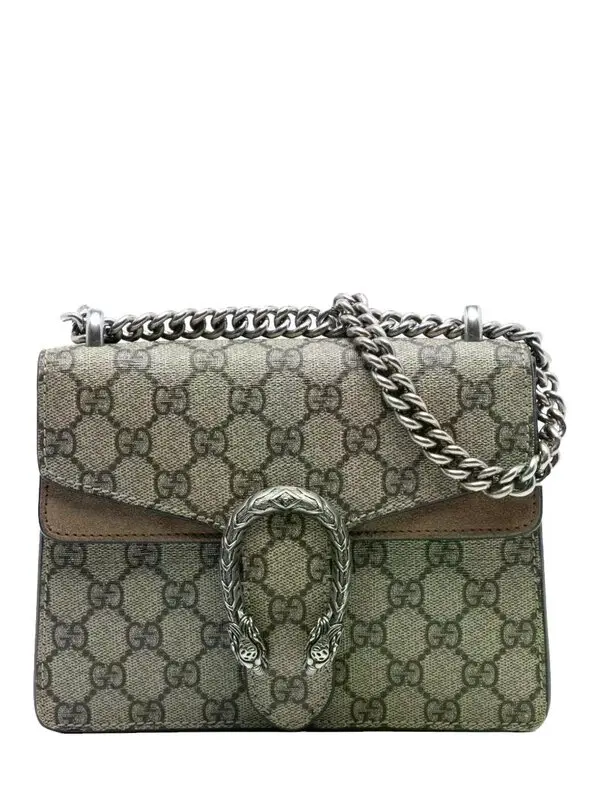 Gucci Small Gg Supreme Dionysus Crossbody Bag - Brown