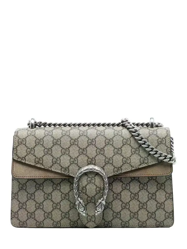 Gucci Gg Supreme Dionysus Shoulder Bag - Brown