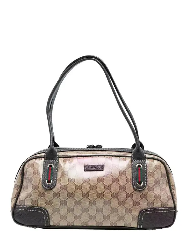 Gucci Gg Crystal Princy Shoulder Bag - Brown