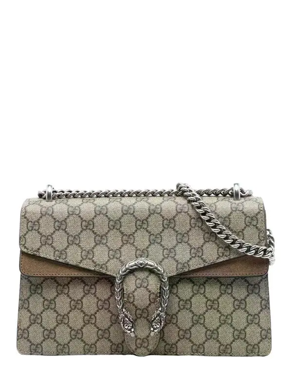Gucci Gg Supreme Dionysus Medium Shoulder Bag - Brown