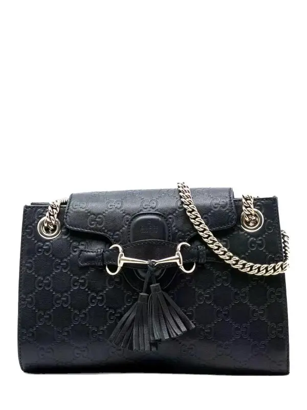 Gucci Small Sima Emily Shoulder Bag - Black