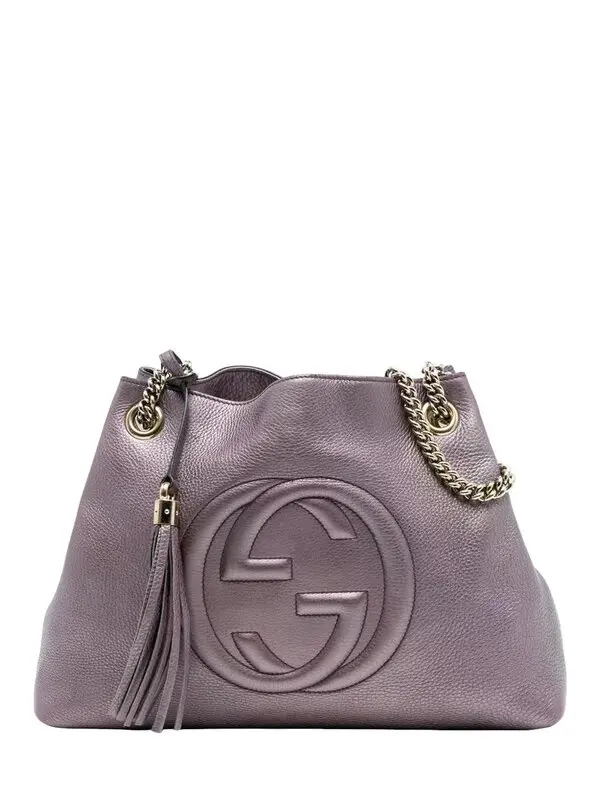 Gucci Medium Soho Chain Tote Bag - Purple