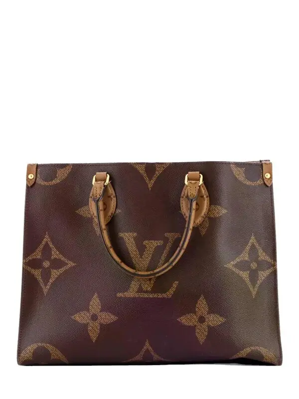 LOUIS VUITTON Onthego Reverse Monogram Giant Mm Tote Bag - Brown