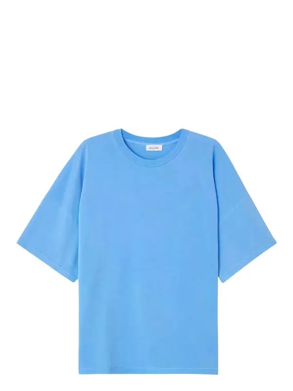 American Vintage Short-sleeve Round-neck T-shirt - Blue