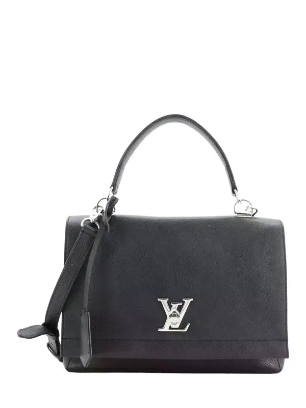 LOUIS VUITTON Lockme Ii Leather Satchel - Black