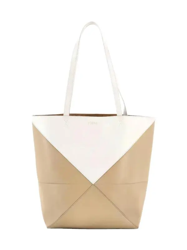 Loewe Puzzle Fold Medium Tote Bag - Neutrals