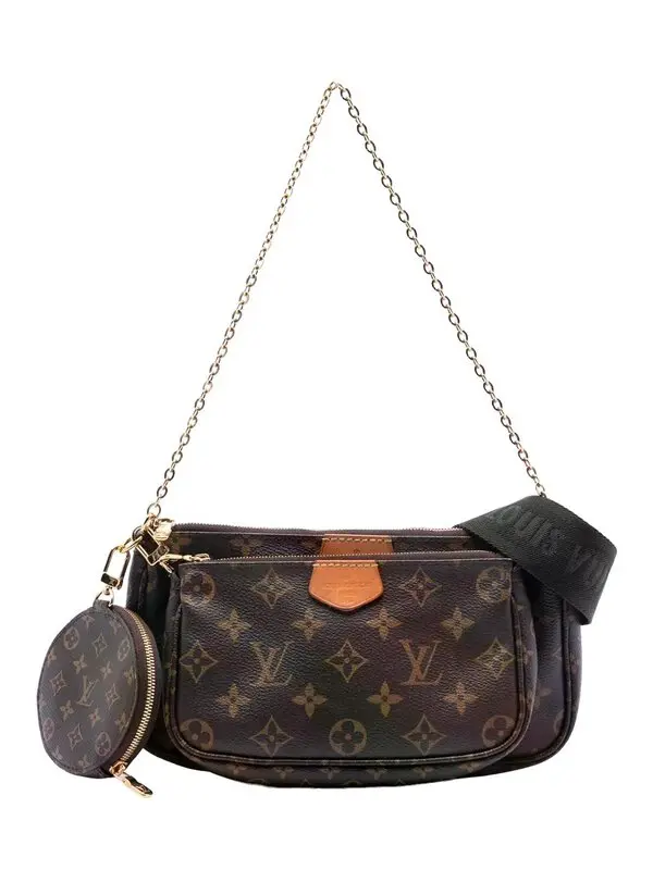 LOUIS VUITTON 2021 Monogram Multi Pochette Accessoires Satchel - Brown