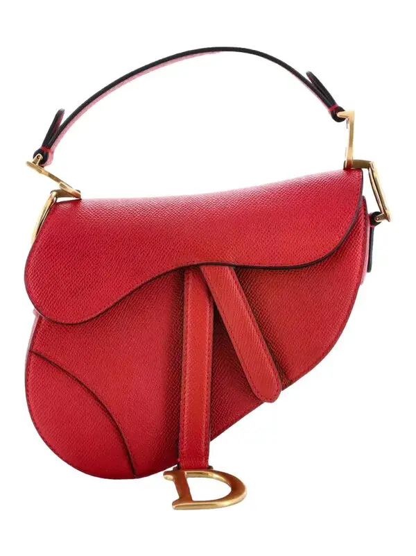 Dior Saddle Mini Shoulder Bag - Red