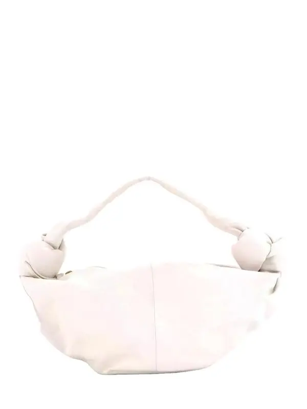 Bottega Veneta Double Knot Mini Hobo Bag - White
